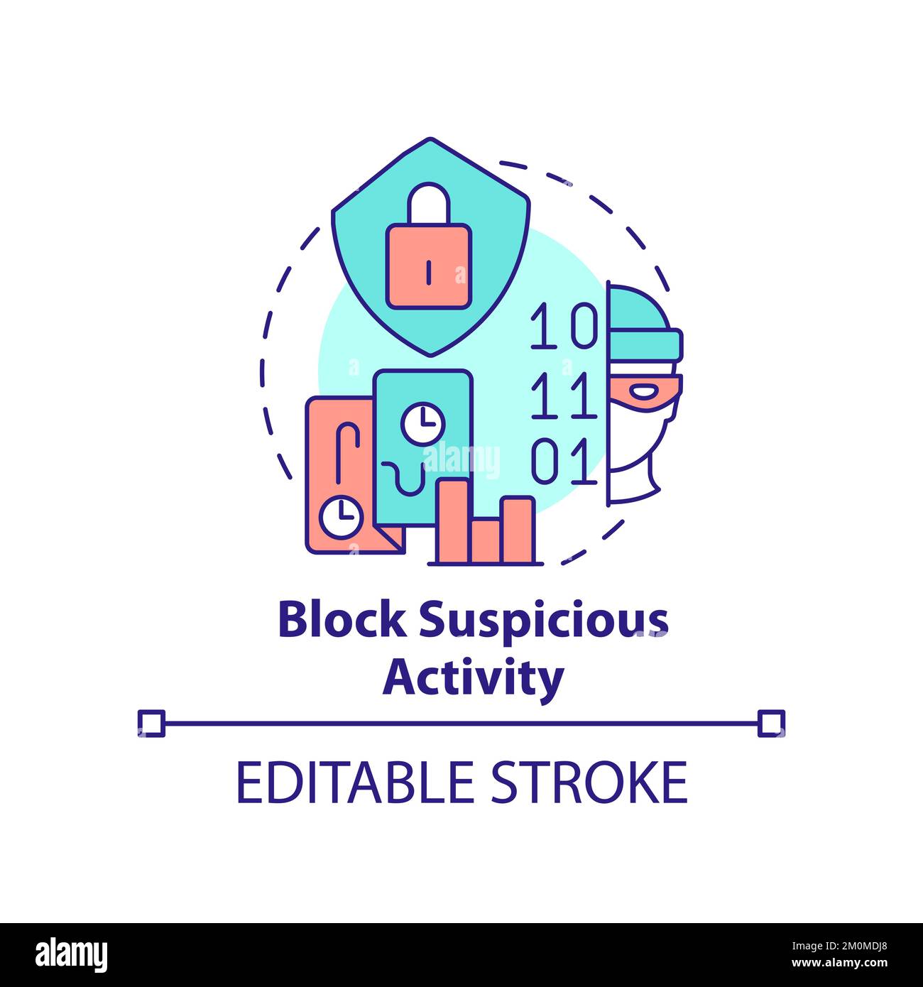 Suspicious customer Stock Vector Images - Alamy