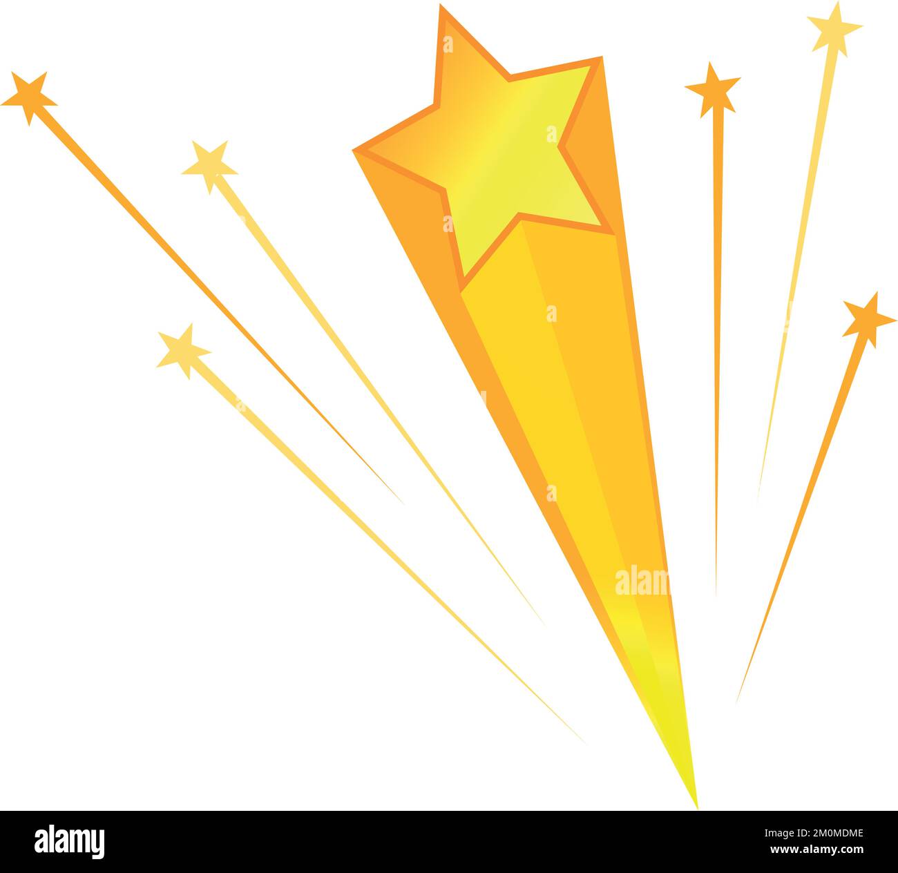 Star bursting emblem. Golden reward. Victory sign Stock Vector Image ...