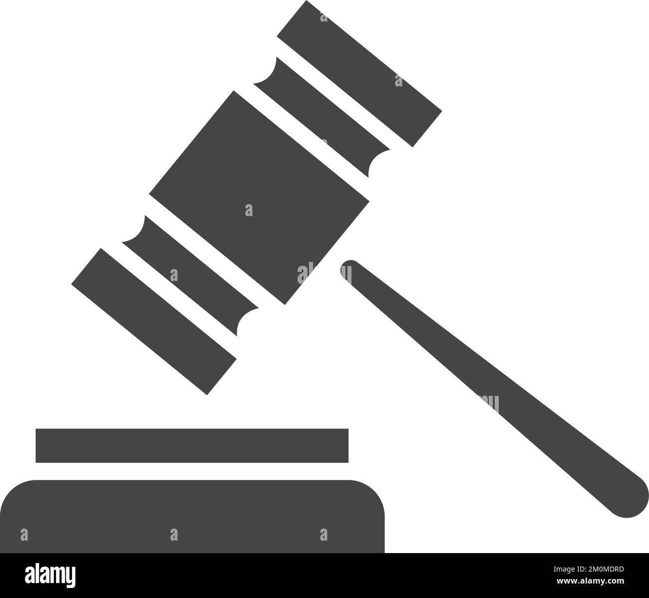 Law black icon. Court house symbol. Gavel sign Stock Vector Image & Art ...