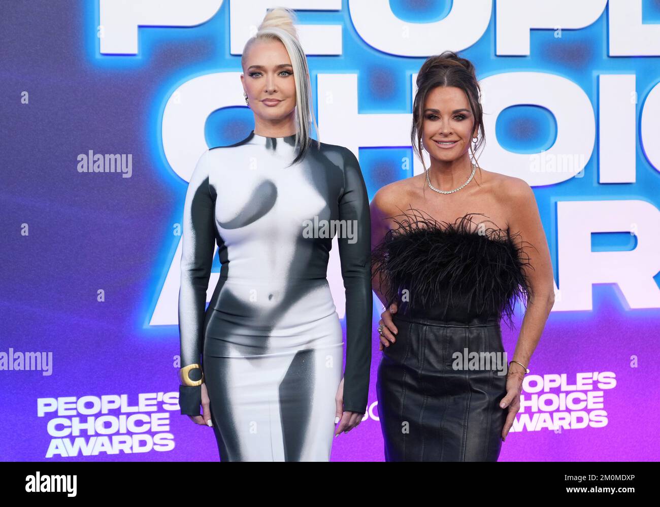 California, USA, December 6, 2022, (L-R) Erika Jayne and Kyle Richards ...