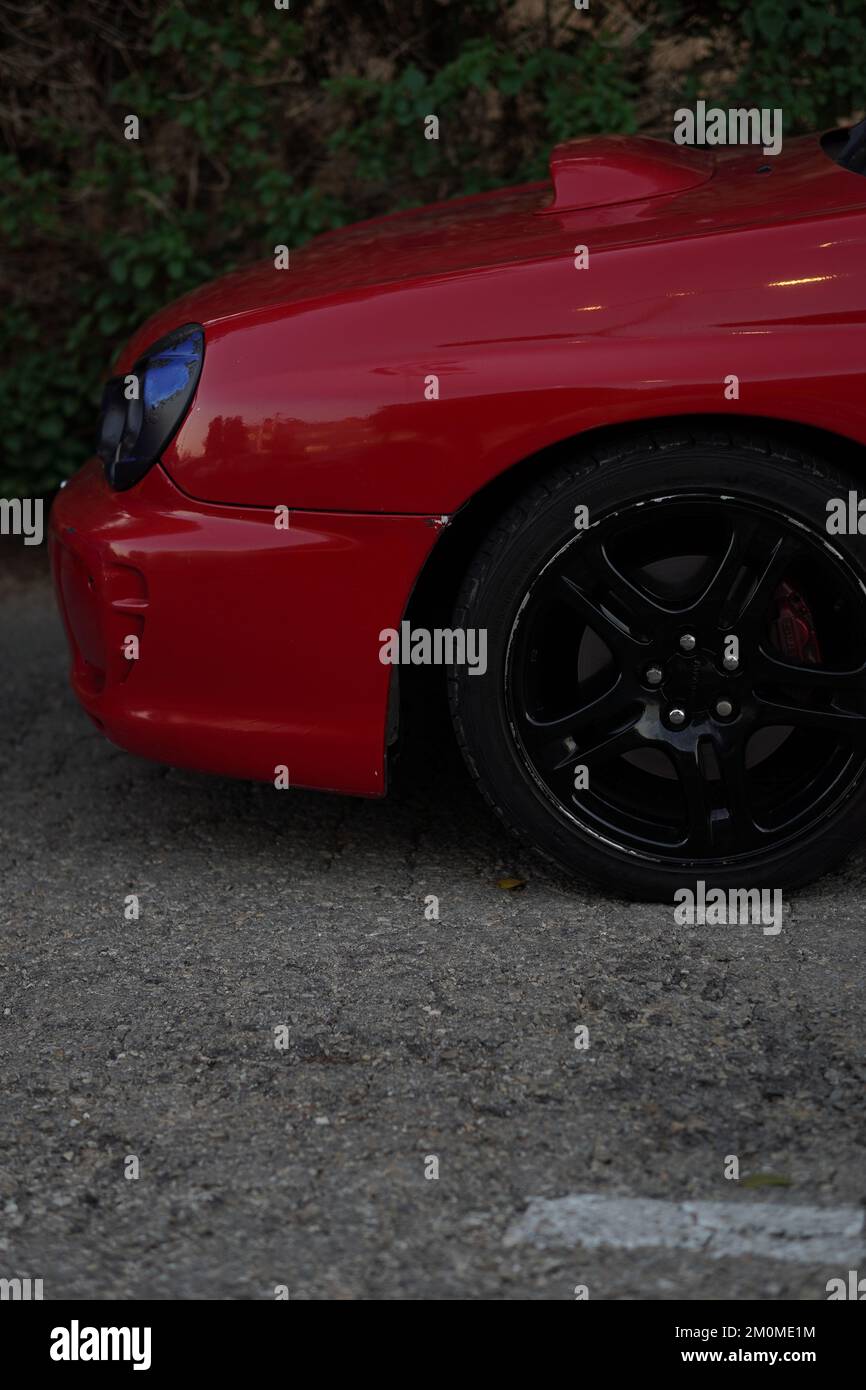 Red subaru impreza wrx sti hi-res stock photography and images - Alamy