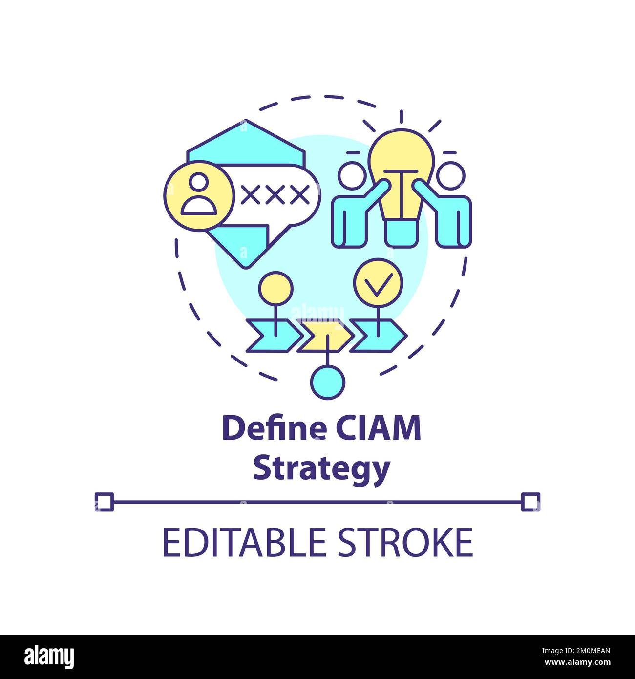 Define your strategy Stock Vector Images - Alamy