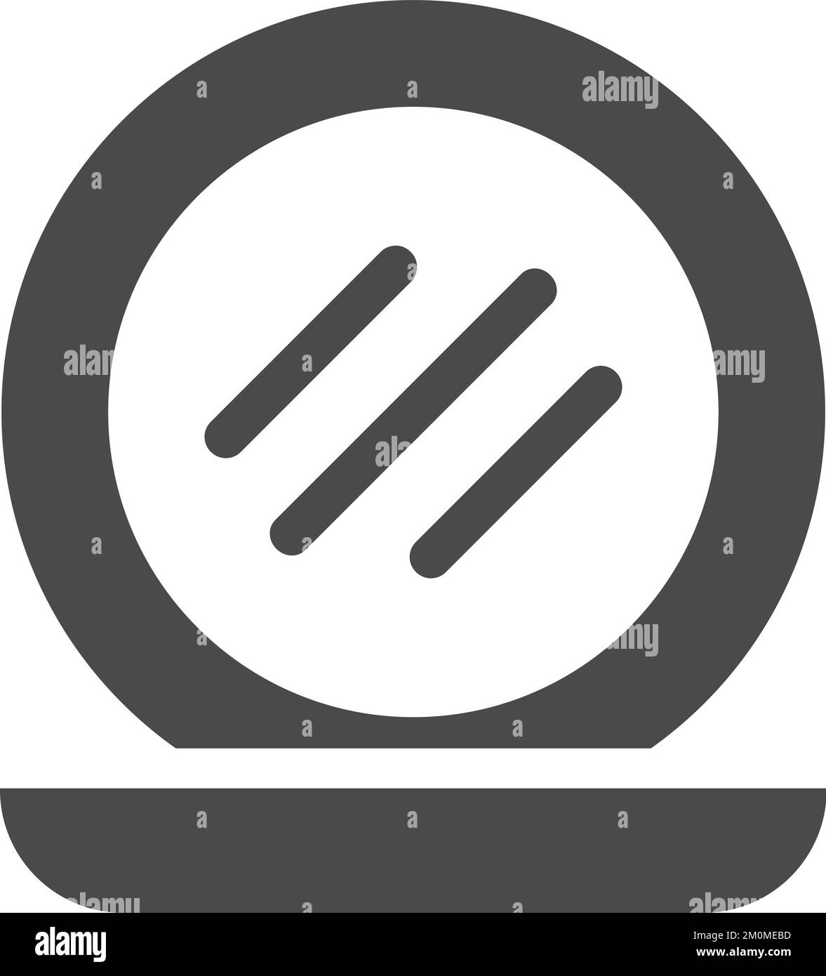 Girl in round black Cut Out Stock Images & Pictures - Alamy