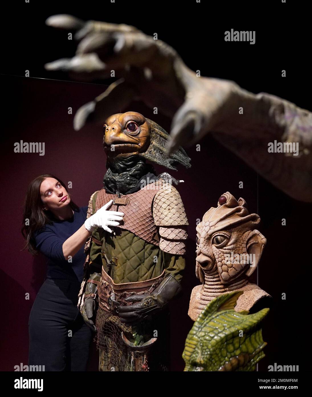 Alice Wyllie from the National Museum of Scotland with an exhibit at ...
