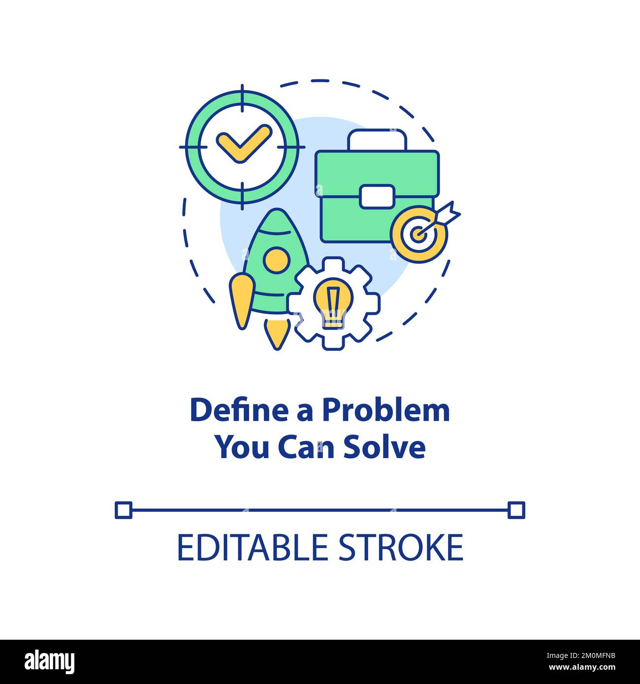 Define problem you can solve concept icon Stock Vector Image & Art - Alamy