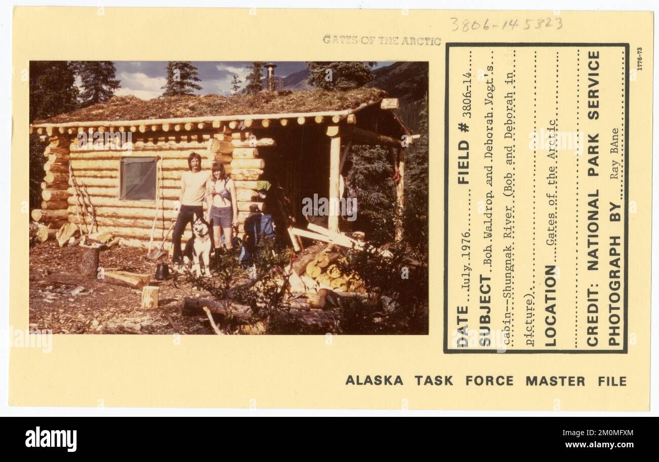 Bob Waldrop and Deborah Vogt's cabin - Shungnak River (Bob and Deborah ...