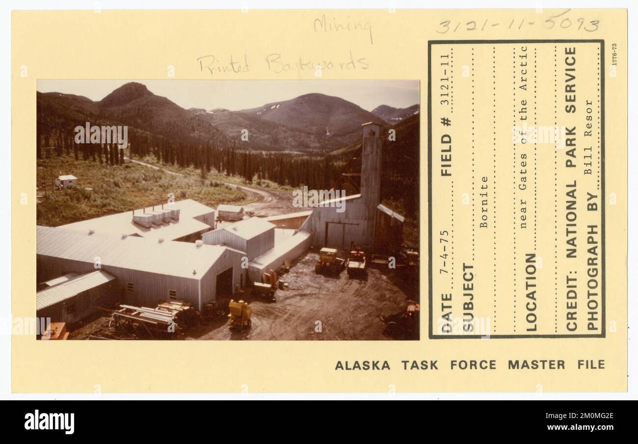 Bornite. Alaska Task Force Photographs Stock Photo - Alamy