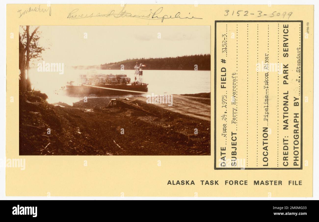 Ferry Hovercraft. Alaska Task Force Photographs Stock Photo - Alamy