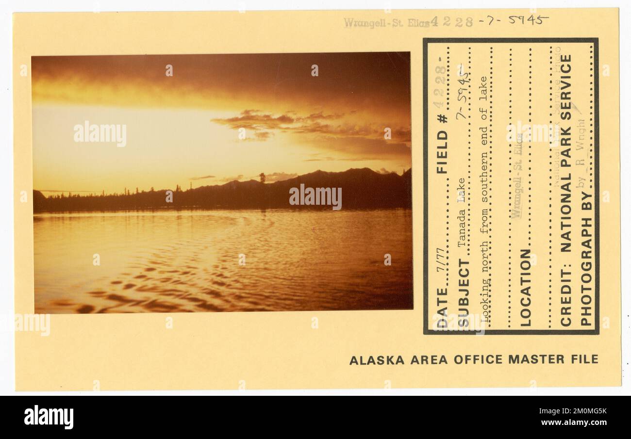Alatna Lake. Alaska Task Force Photographs Stock Photo - Alamy