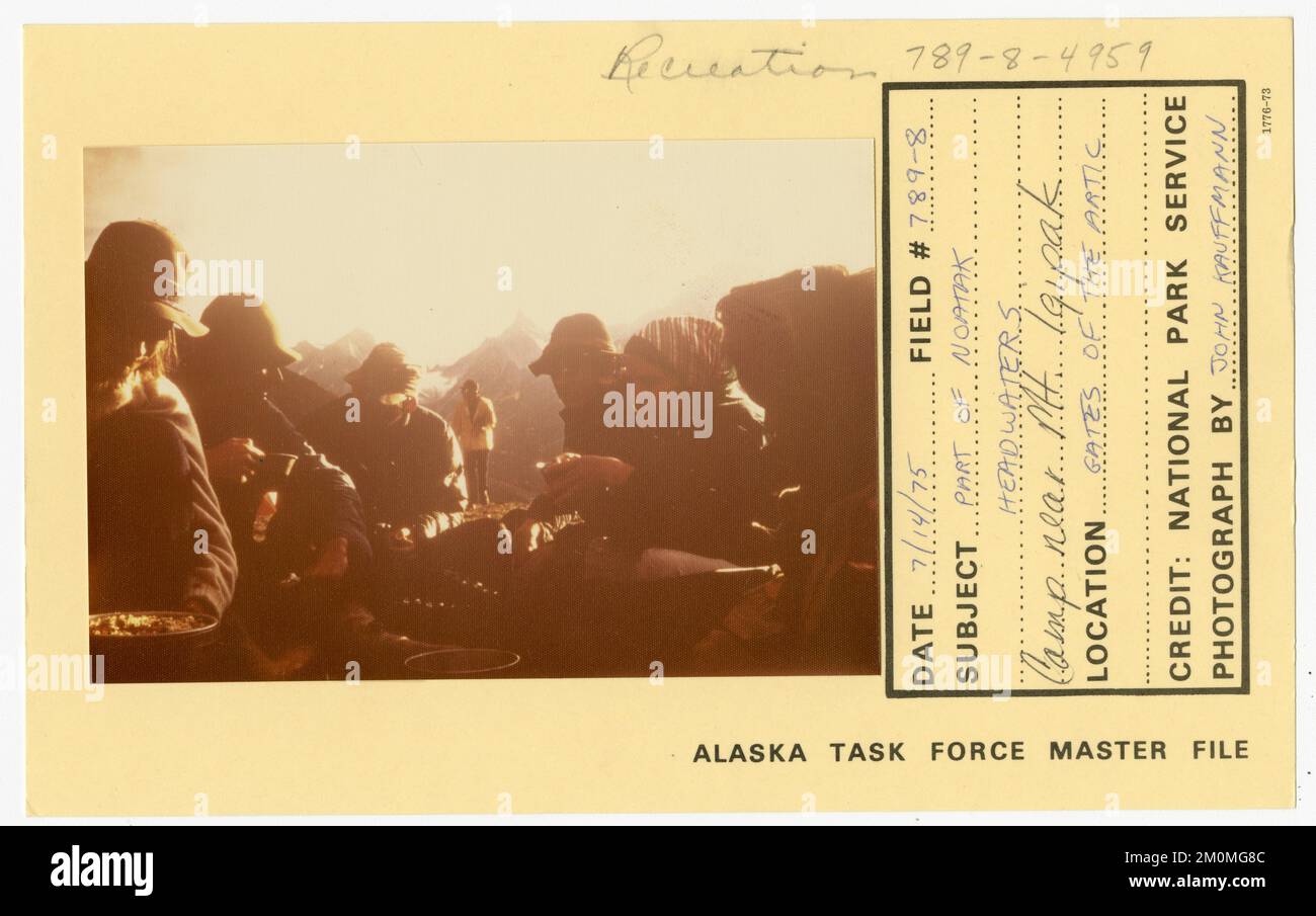 Part of Noatak headwaters. Alaska Task Force Photographs Stock Photo ...