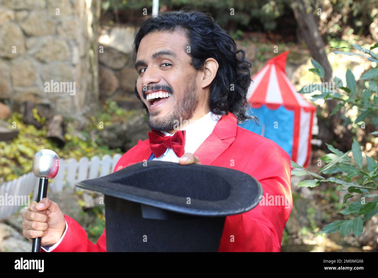 Ring leader in the circus Stock Photo - Alamy