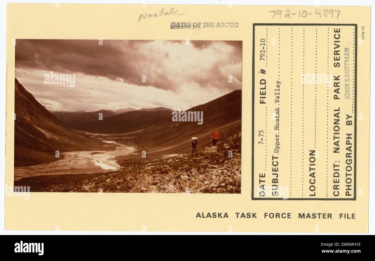 Upper Noatak Valley. Alaska Task Force Photographs Stock Photo - Alamy