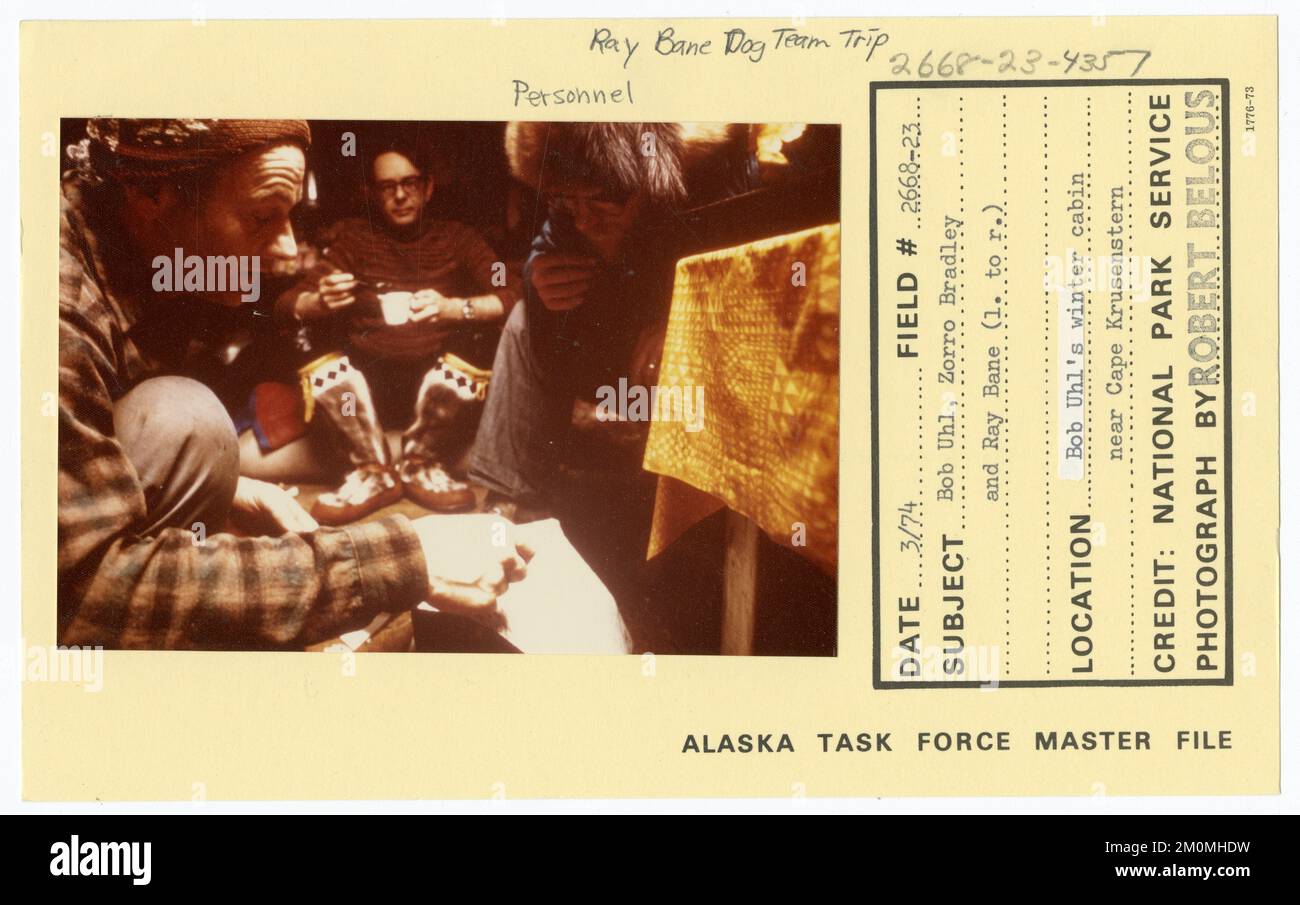 Bob Uhl, Zorro Bradley and Ray Bane (l to r). Alaska Task Force ...