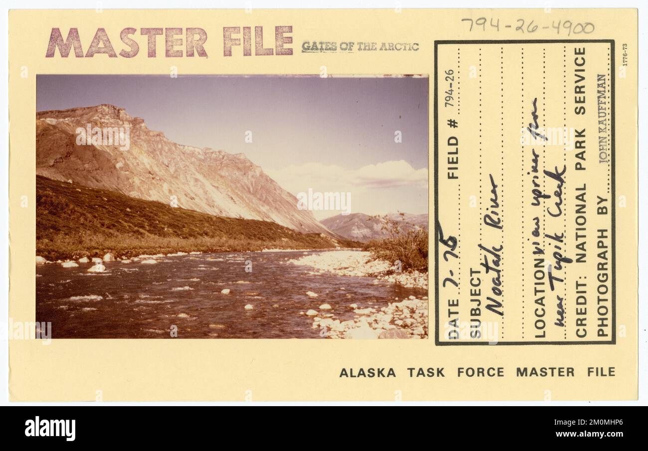 Noatak River. Alaska Task Force Photographs Stock Photo - Alamy