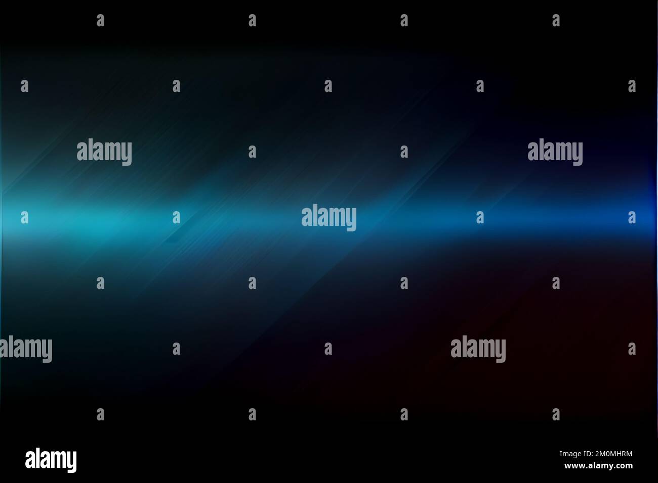An abstract illustration of a horizontal glowing blue line on a black ...