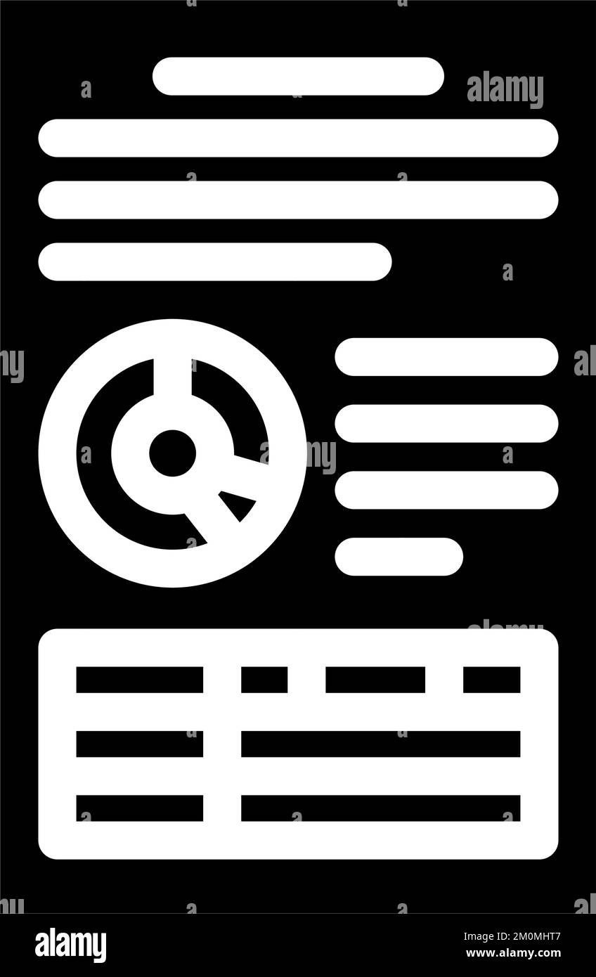 computer folder glyph icon vector illustration Stock Vector Image & Art ...