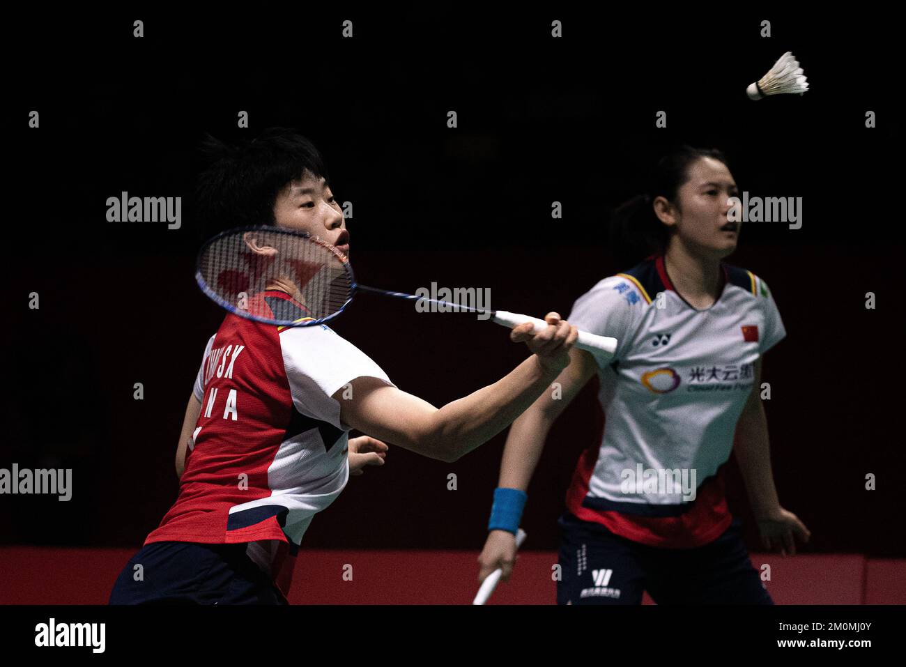 Bangkok, Thailand. 07th Dec, 2022. Zhang Shu Xian (L) and Zheng Yu (R ...