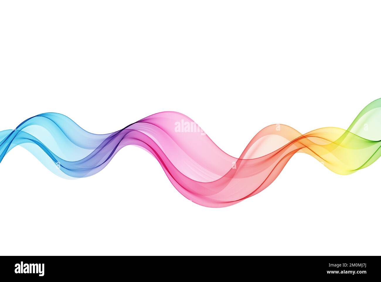 Multicolored smooth wave presentation Stock Vector Images - Alamy