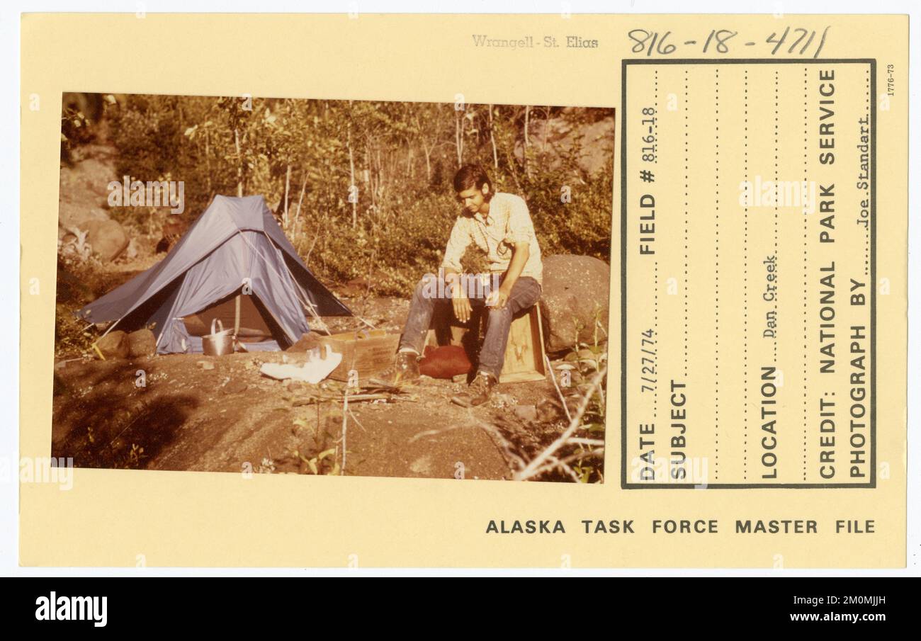 Dan Creek. Alaska Task Force Photographs Stock Photo - Alamy