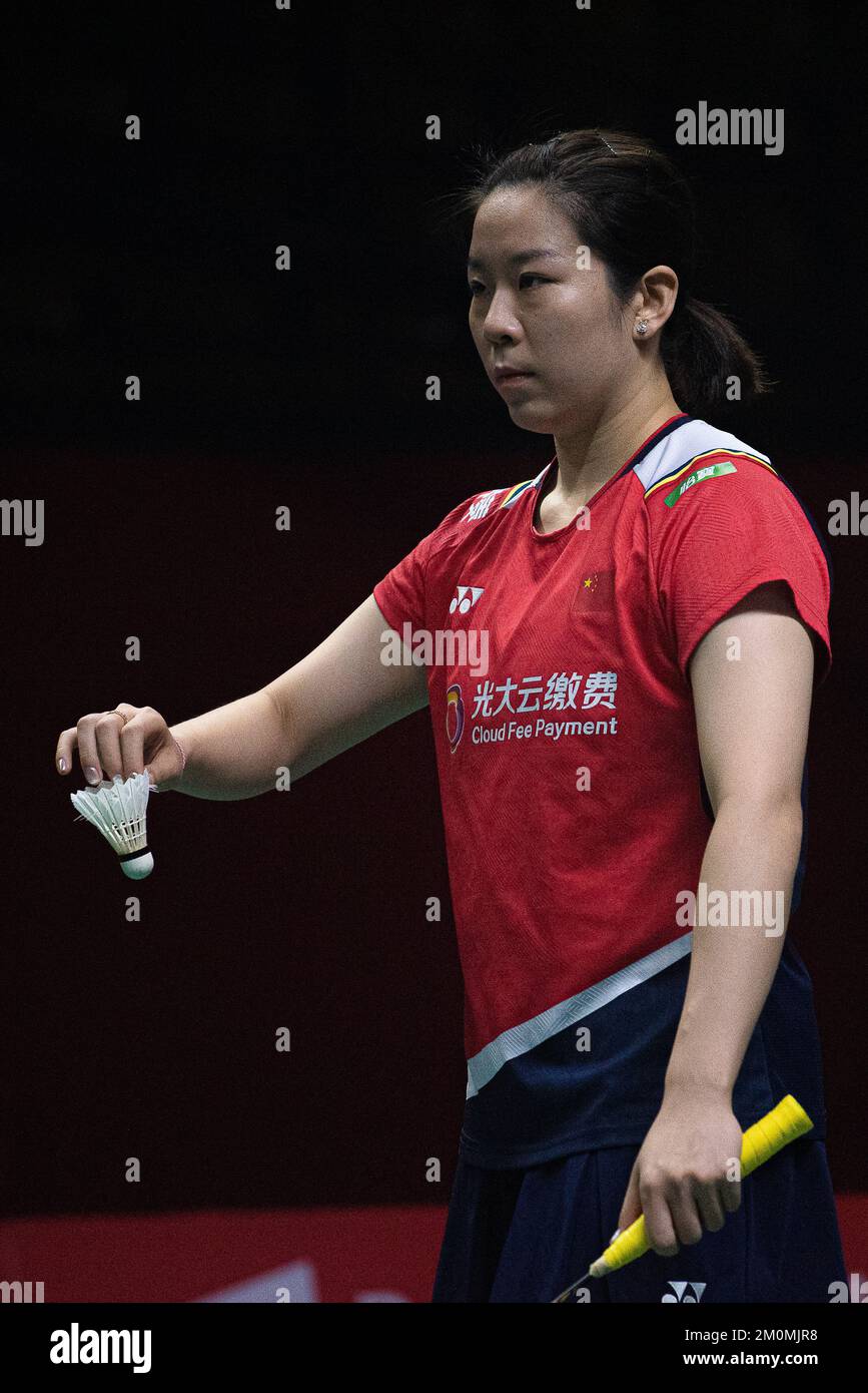 Bangkok, Thailand. 07th Dec, 2022. Jia Yi Fan of China seen in action during the Women's double ...