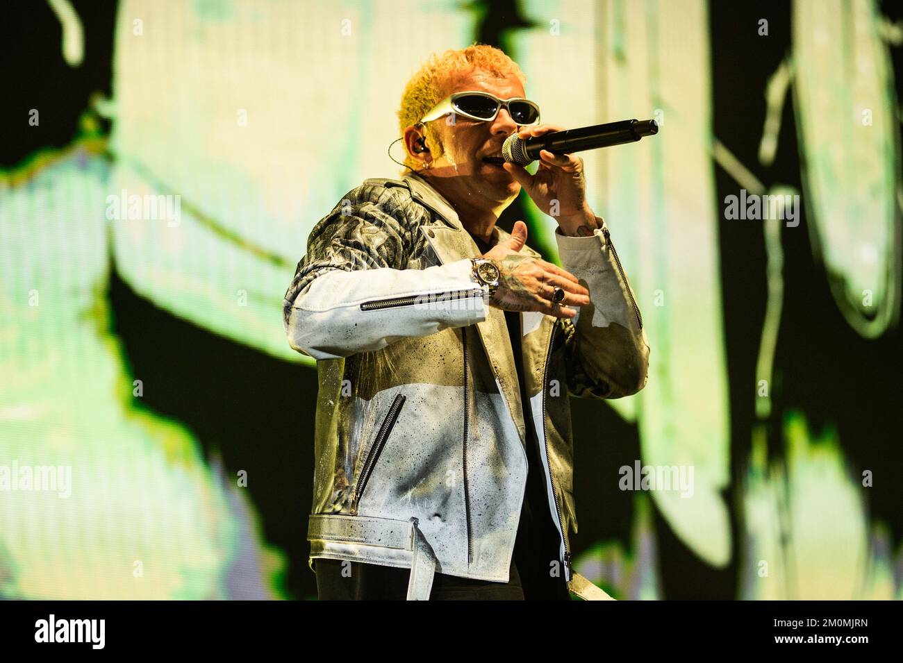 SALMO during Salmo - Flop Tour 2022, Italian singer Music Concert in ...