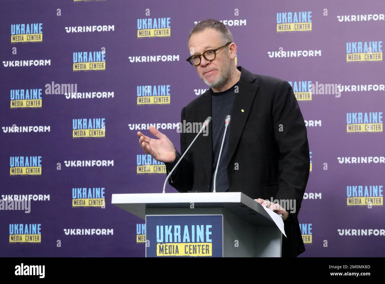 KYIV, UKRAINE - DECEMBER 7, 2022 - Head of the London law firm Mccue ...