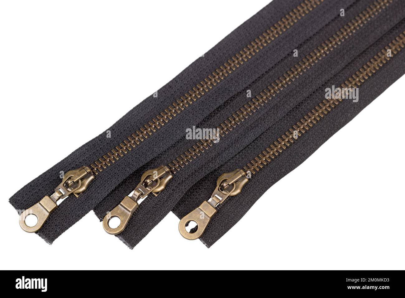 Diagonal open zipper lines isolated on white Stock Photo - Alamy