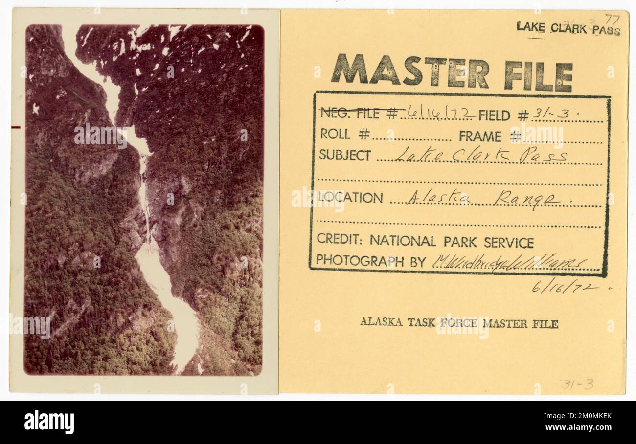 Lake Clark Pass. Alaska Task Force Photographs Stock Photo - Alamy