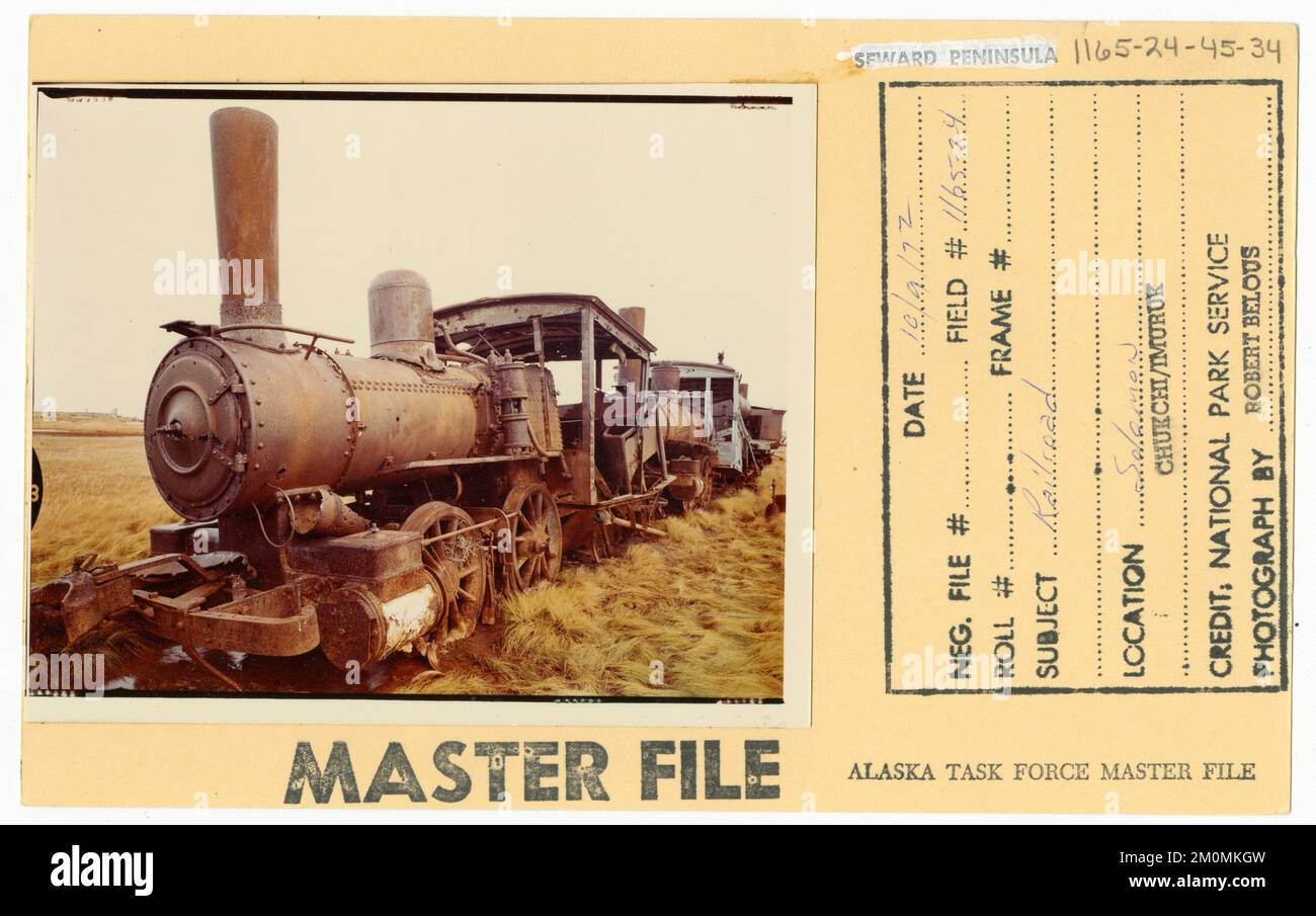 Railroad. Alaska Task Force Photographs Stock Photo - Alamy