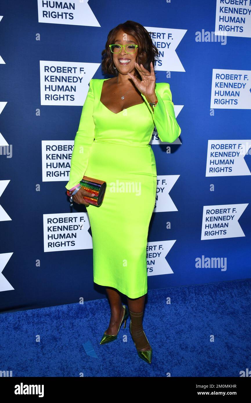 TV journalist Gayle King attends the 2022 Robert F. Kennedy Human ...
