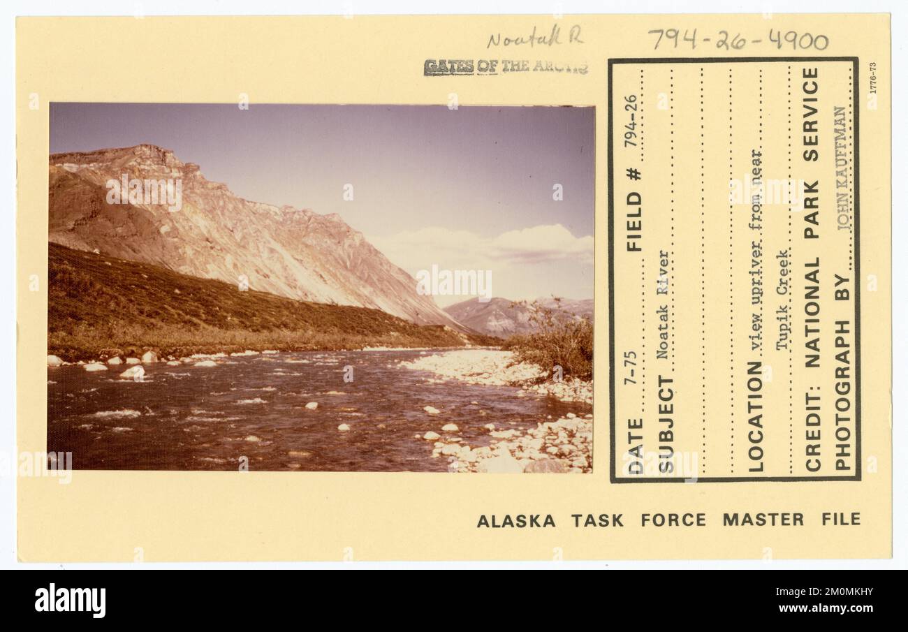 Noatak River. Alaska Task Force Photographs Stock Photo - Alamy