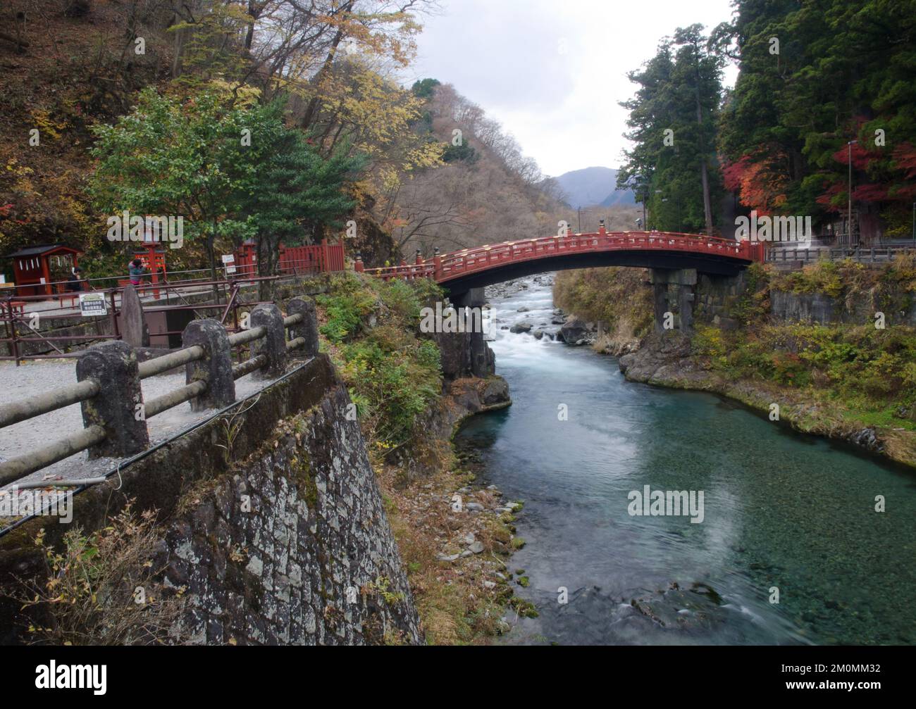 Shinkyo, the Sacred Bridge over the Daiya River. Nikko. Tochigi ...