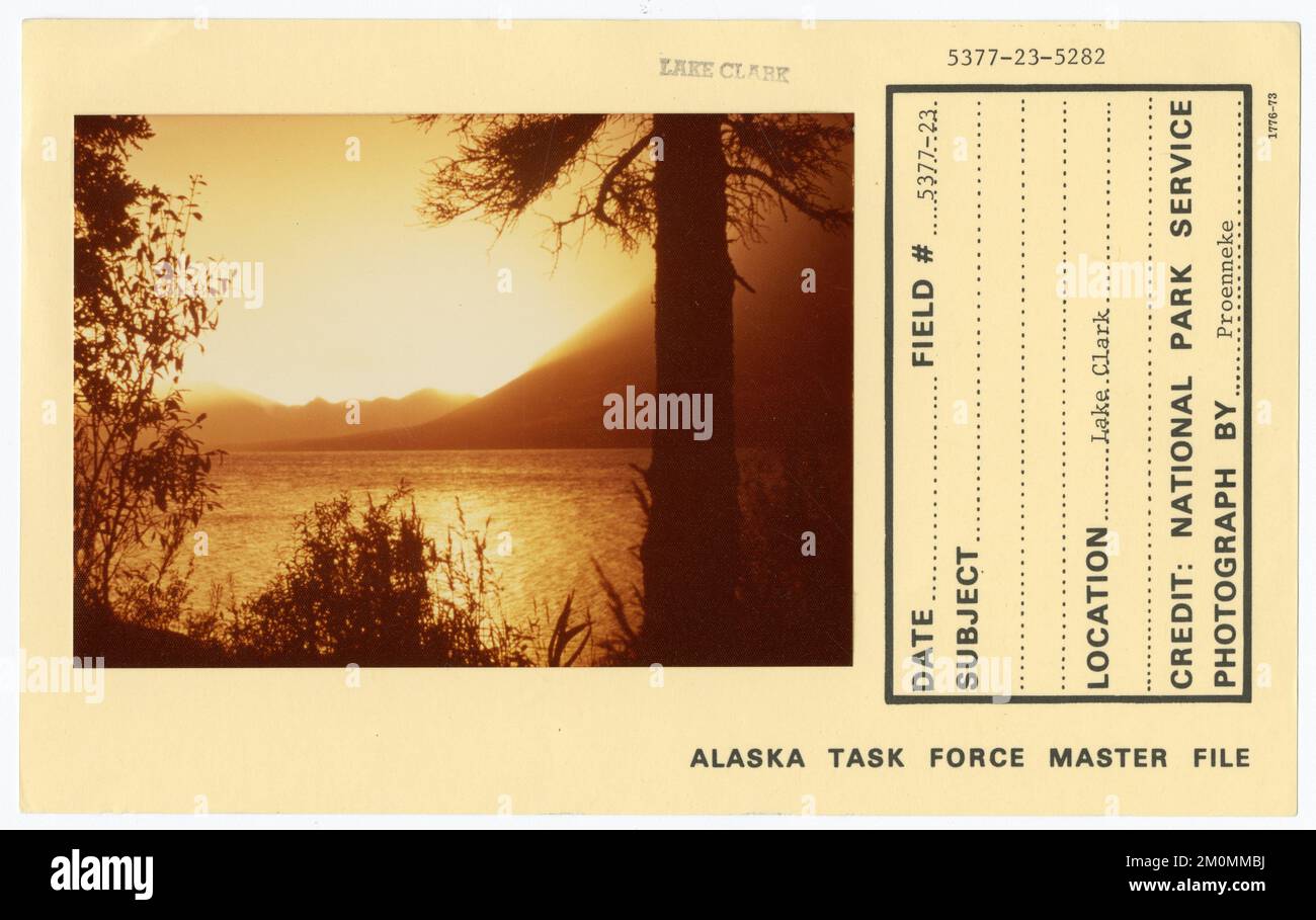 Lake Clark. Alaska Task Force Photographs Stock Photo - Alamy
