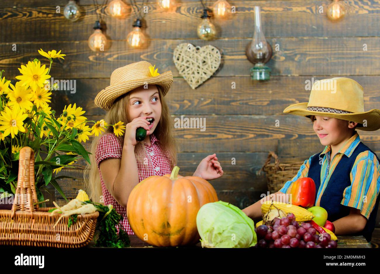Elementary school fall festival idea. Children play vegetables pumpkin ...