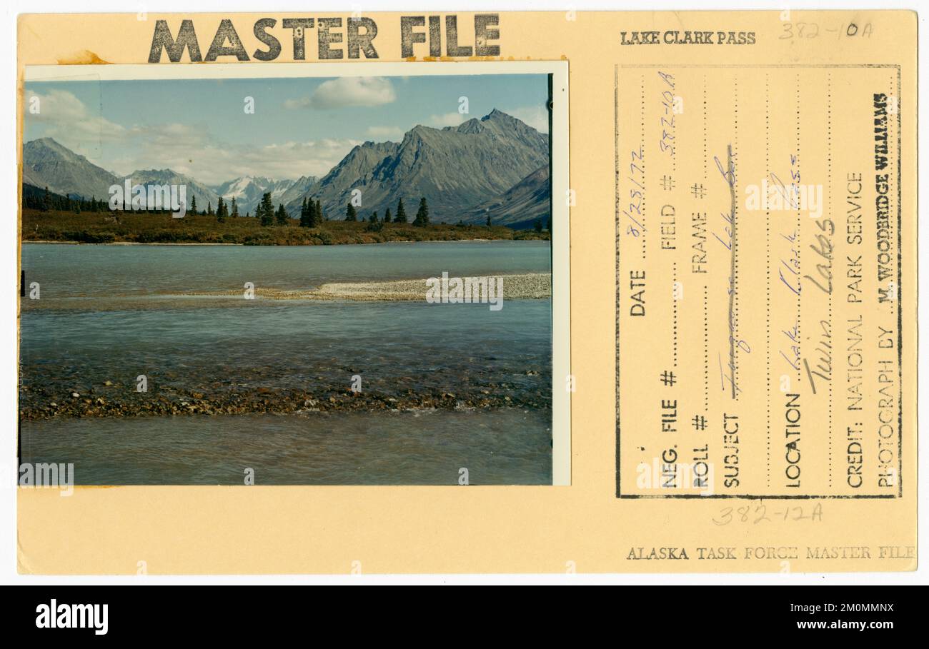 Twin Lakes. Alaska Task Force Photographs Stock Photo - Alamy