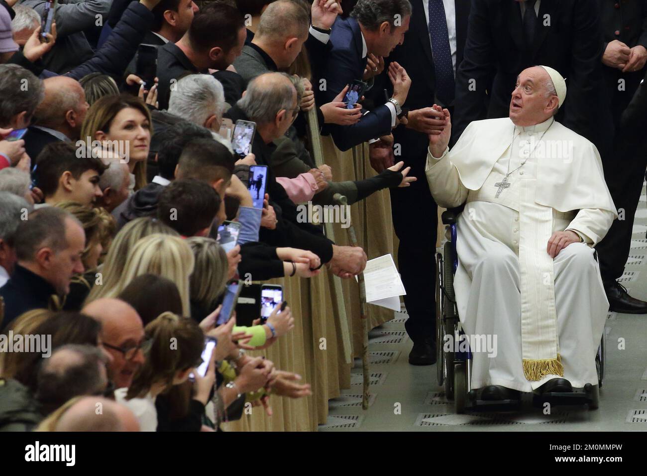 December 7, 2022 - POPE FRANCIS during his wednesday General audience ...