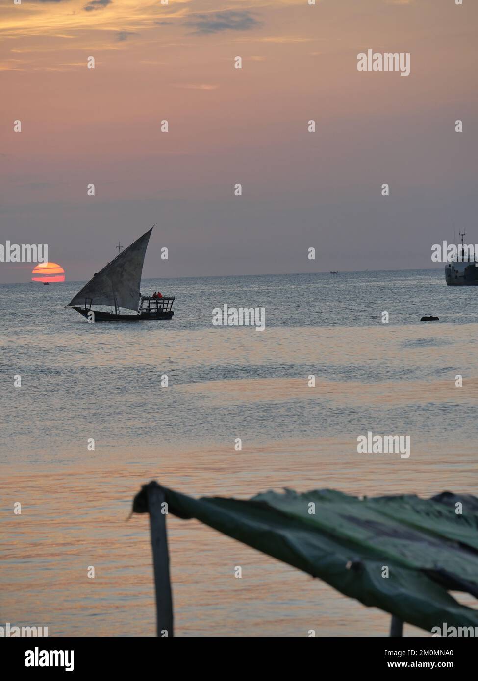 Dawn view sail boats hi-res stock photography and images - Alamy