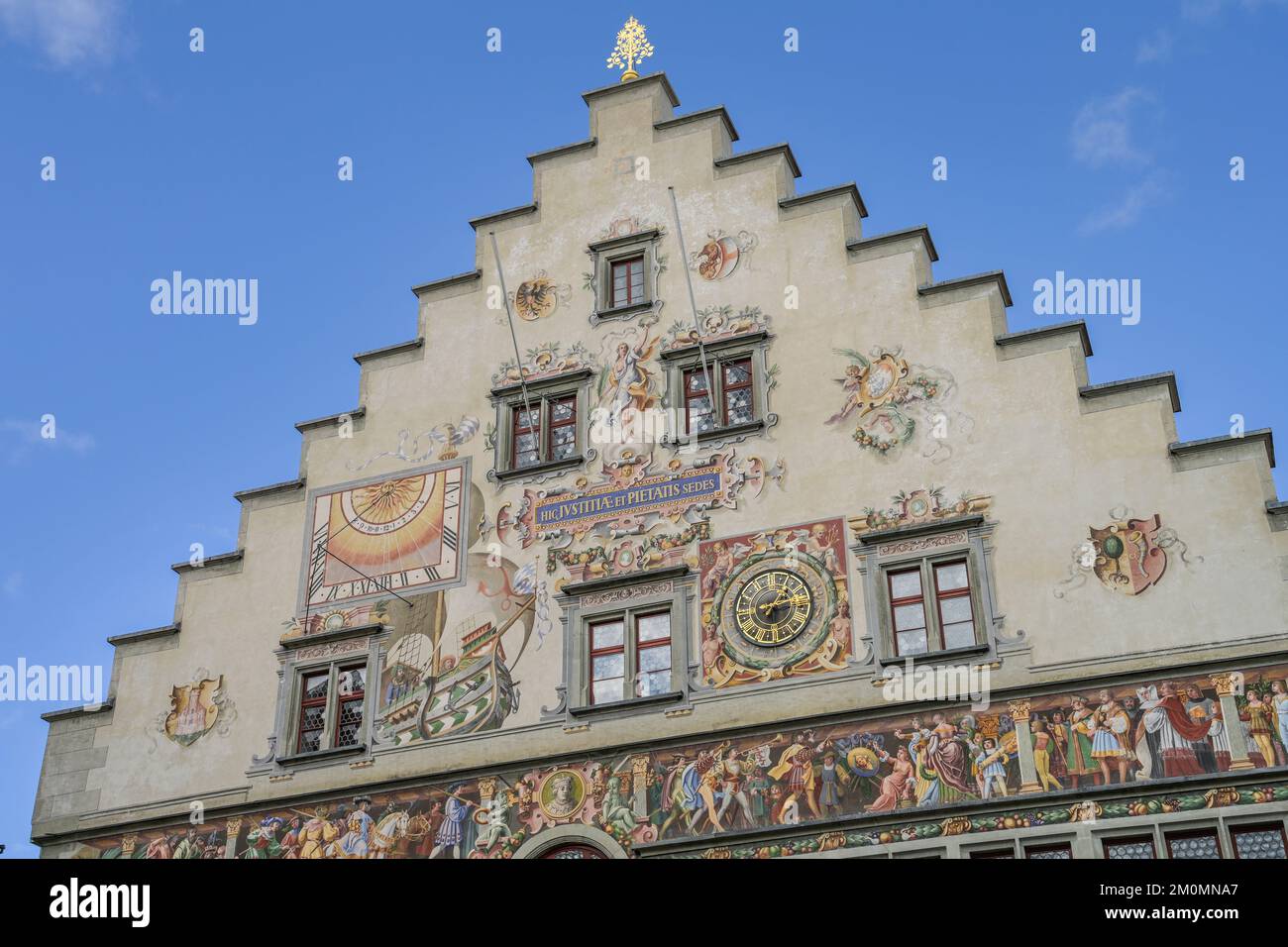 Altes Rathaus, Bismarckplatz, Lindau, Bayern, Deutschland Stock Photo ...
