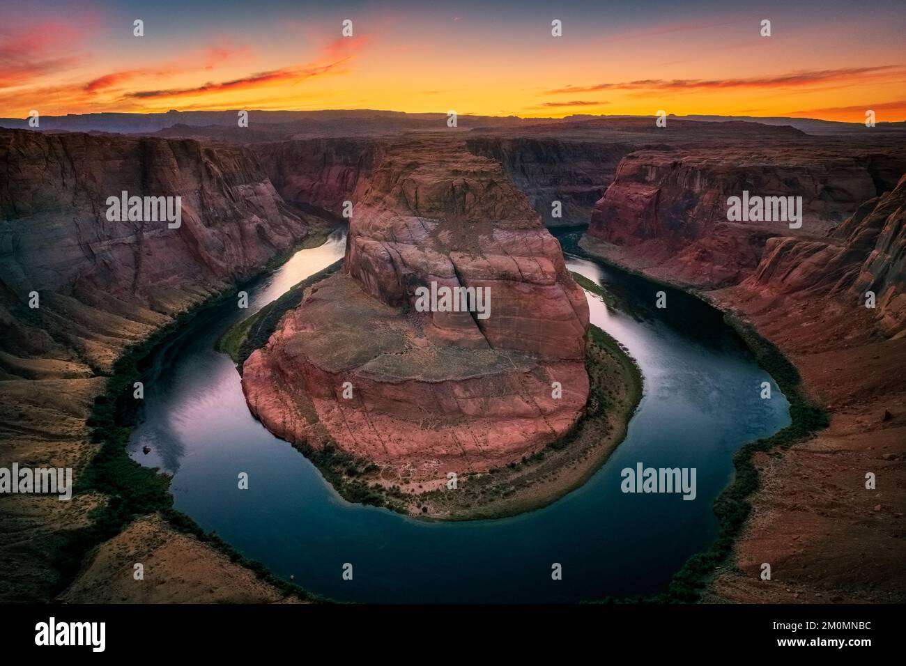 Horseshoe Bend, Glen Canyon National Recreation Area, Arizona Stock ...