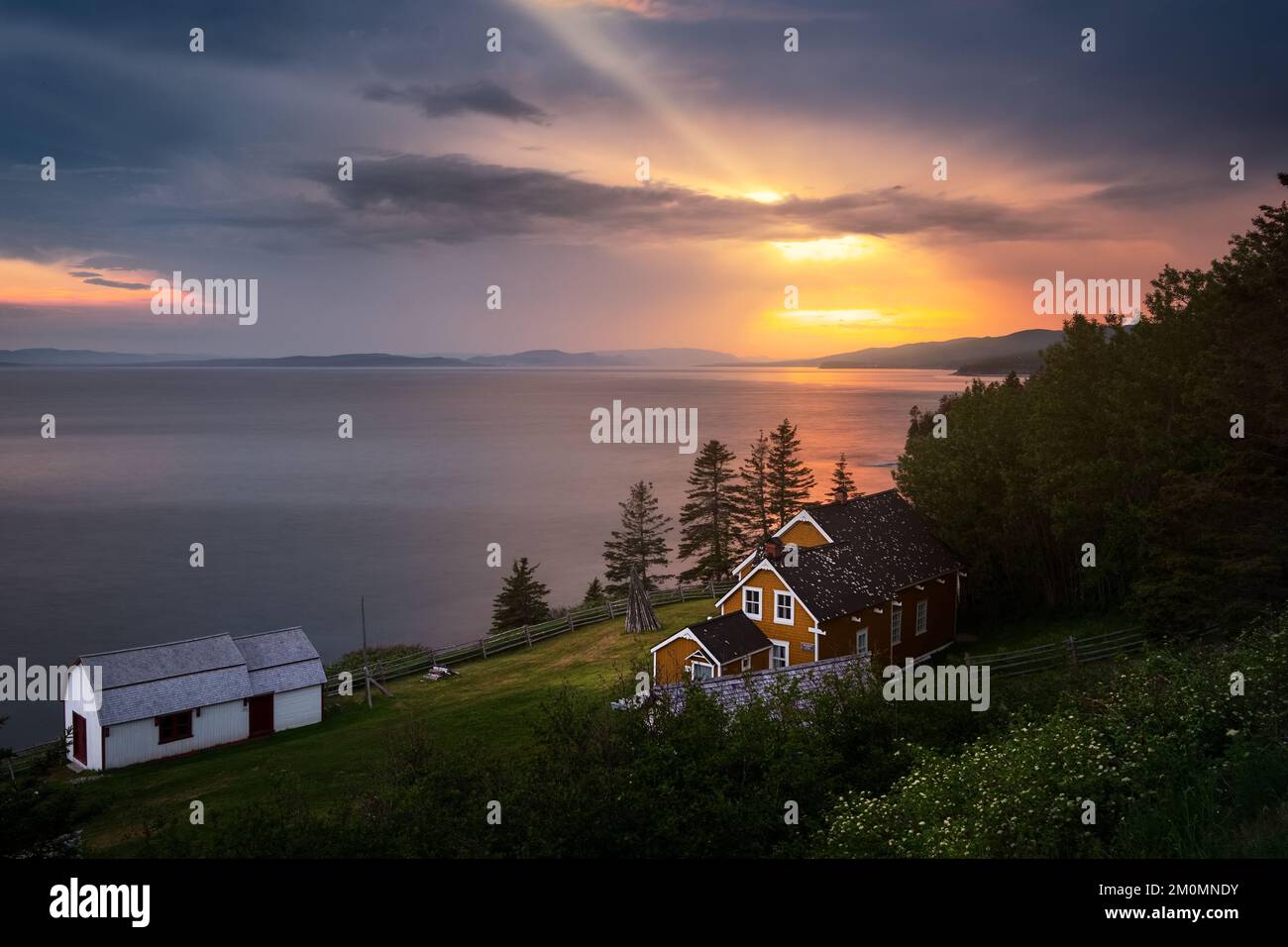 Blanchette House, Forillon National Park, Gaspesie, Quebec, Canada ...