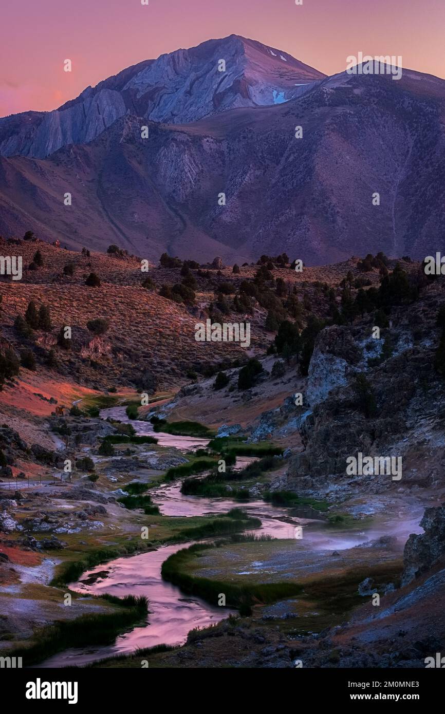 Hot Creek Geologic Site, Mammoth Lakes, California Stock Photo - Alamy