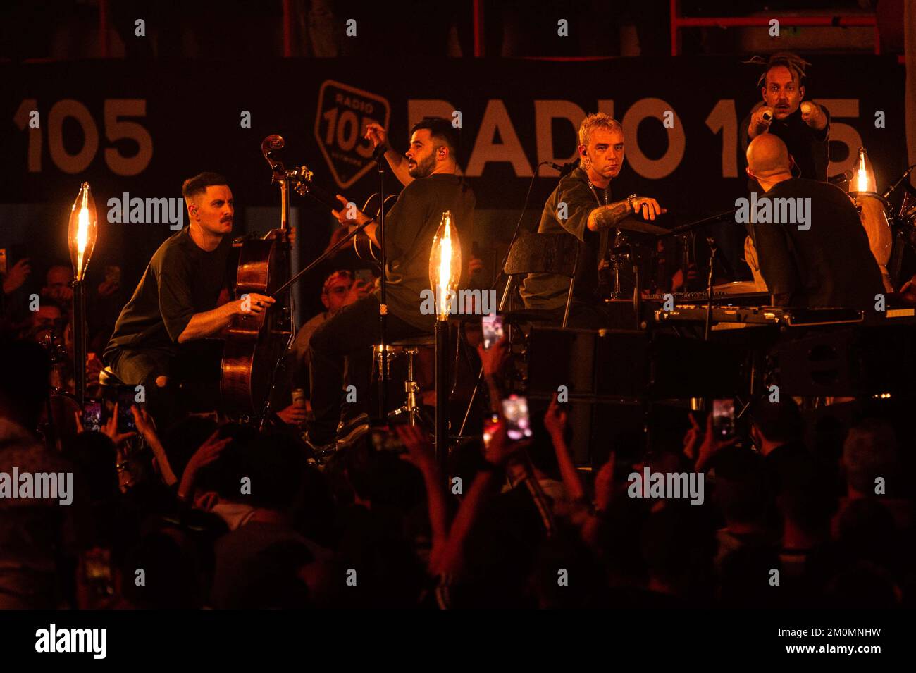 SALMO during Salmo - Flop Tour 2022, Italian singer Music Concert in ...