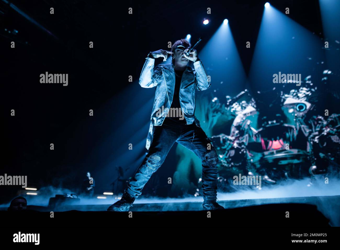 SALMO during Salmo - Flop Tour 2022, Italian singer Music Concert in ...