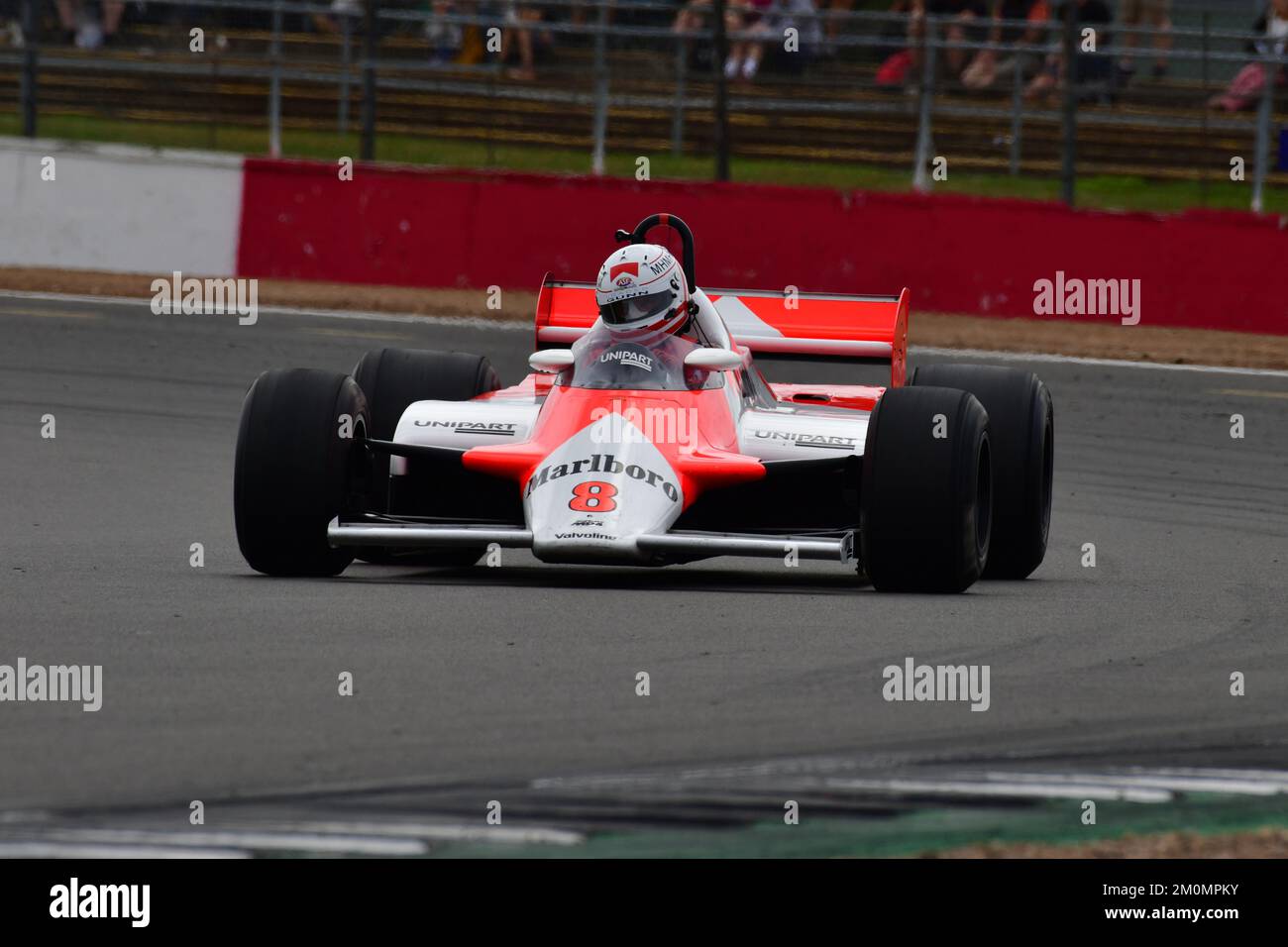 Mark Higson, McLaren MP4/1B, Frank Williams Memorial Trophy for Masters ...