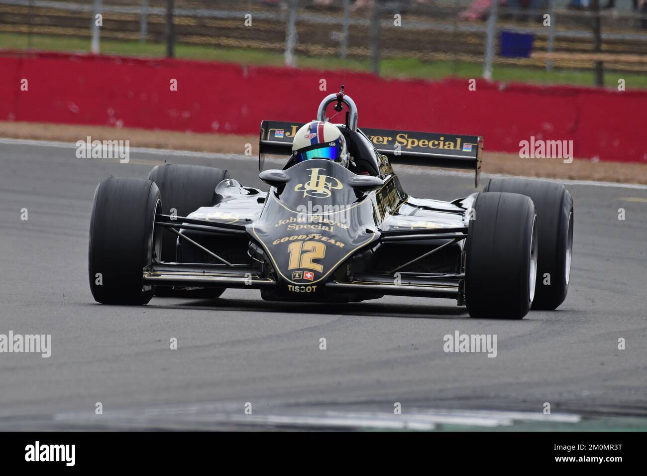 Steve Brooks, Lotus 91, Frank Williams Memorial Trophy for Masters ...