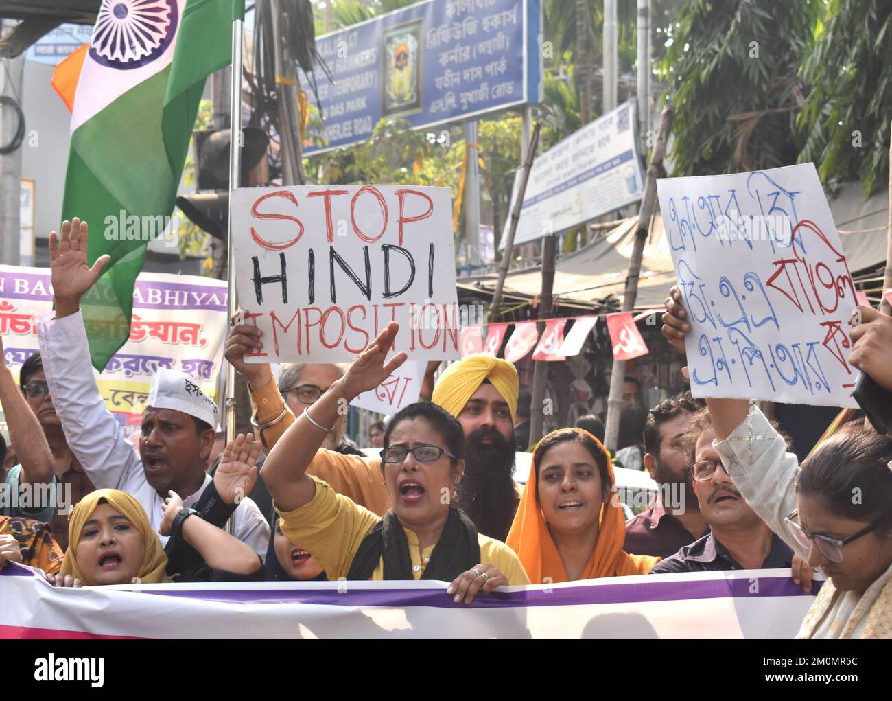 Kolkata, India. 07th Dec, 2022. Civil society and various Indian public ...