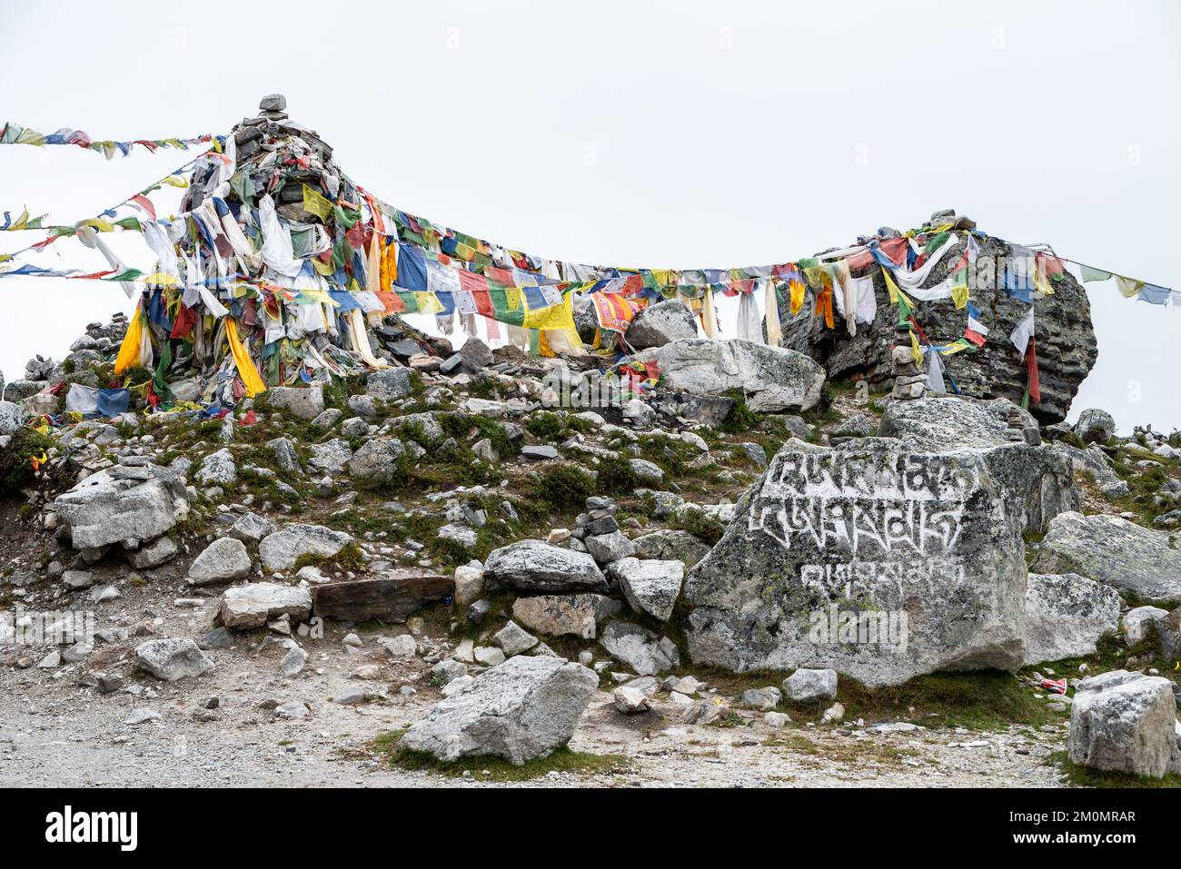 Everest Memorial, Chukpi Lhara, Nepal Stock Photo - Alamy