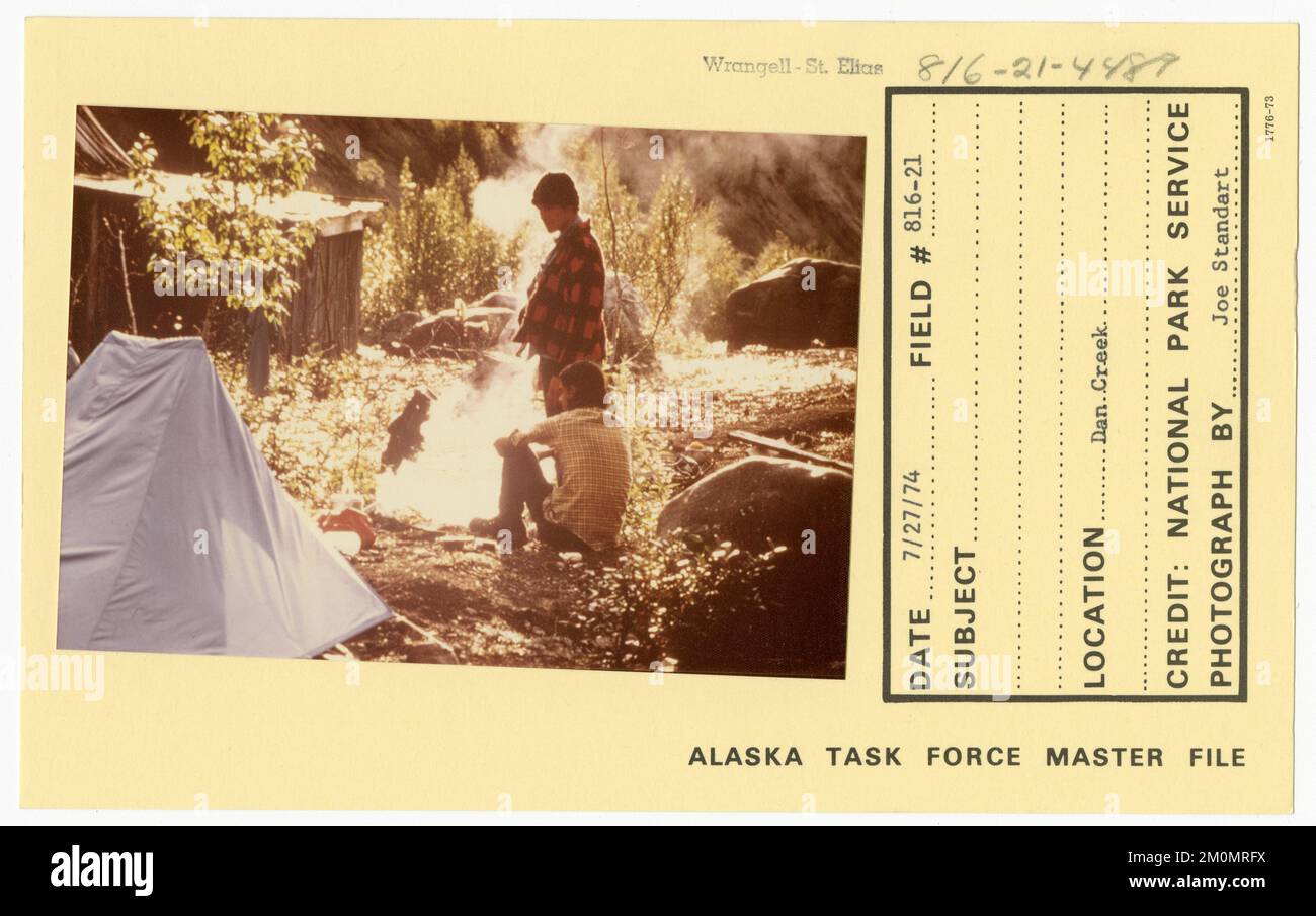 Dan Creek. Alaska Task Force Photographs Stock Photo - Alamy