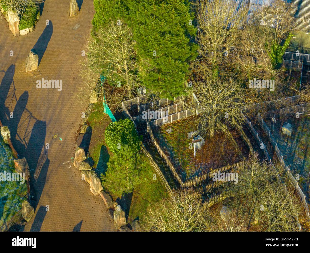 Aerial Drone From the Air Footage of Nemesis Rollercoaster at Alton ...