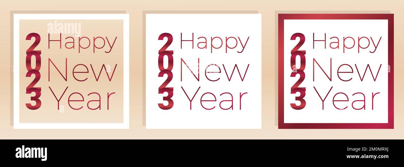 Template set 2023 calendar cover concept Viva Magenta color trend 2023 ...